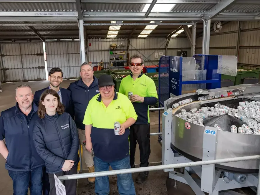 Are-able’s Warrnambool recycling hub! - TOMRA Cleanaway