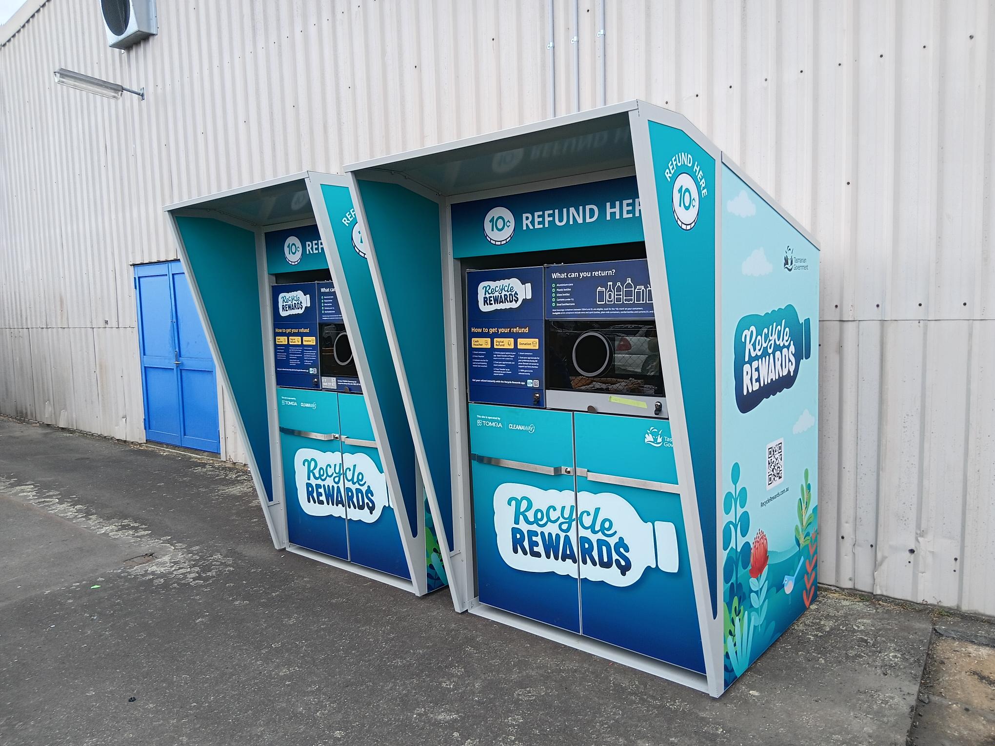 Tasmania's Recycle Rewards Location finder - TOMRA Cleanaway