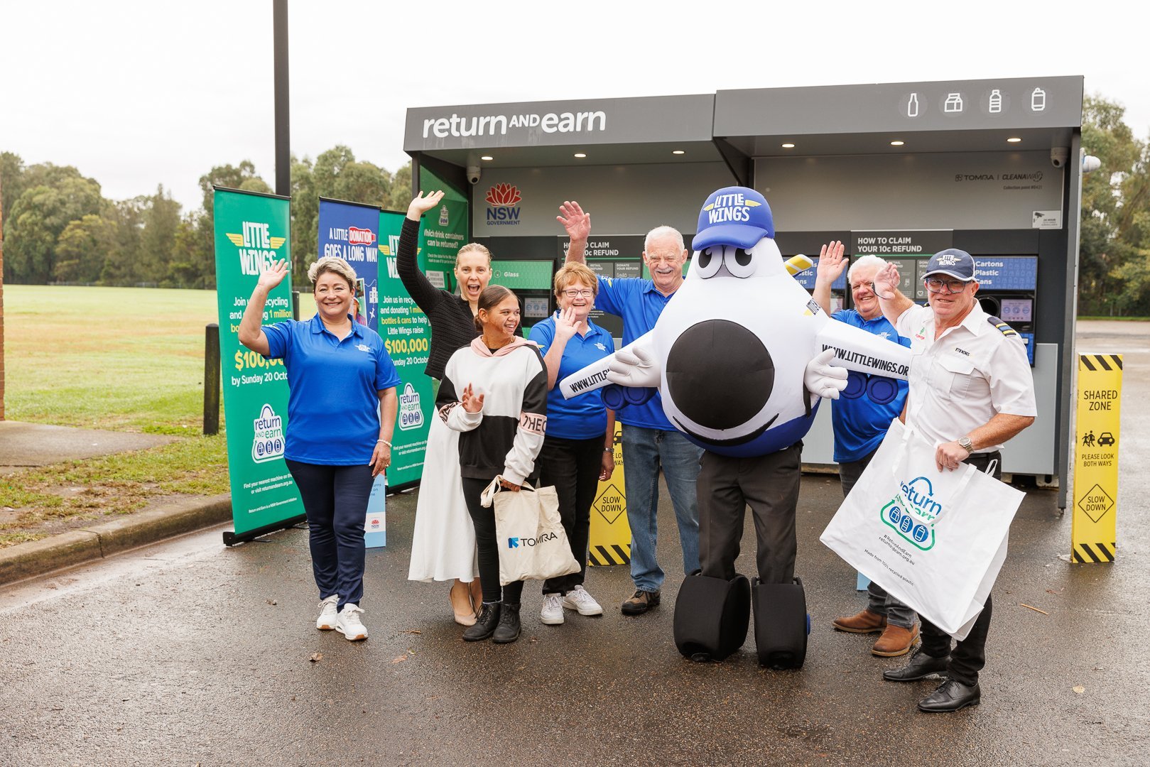 New Return and Earn Machine Now Open in Woodrising - TOMRA Cleanaway